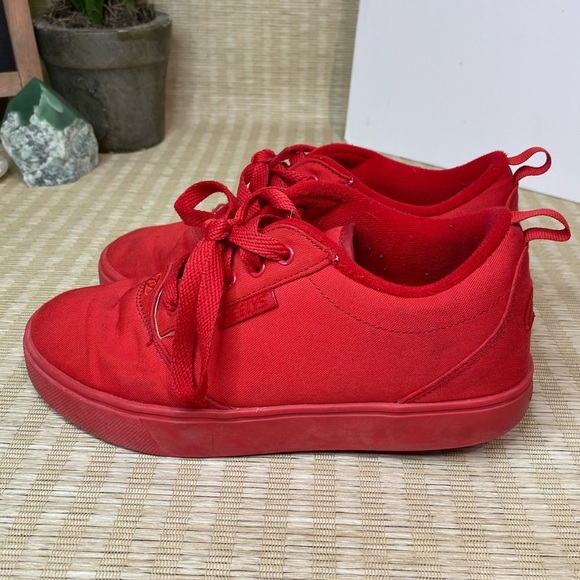 Heelys | Shoes | Heelys Youth Pro 2 Wheels Sneakers Shoes Red Size 6 ...